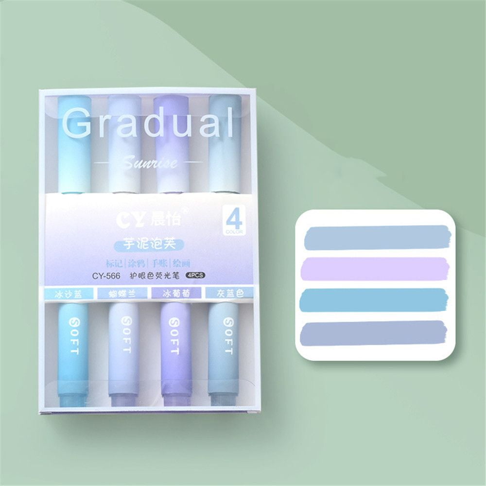 Art Stationery Hand Account Pen Oblique Head Painting Line Color ...