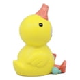 Ebros Furry Bones Bubbles Bob The Rubber Duck Figurine Yellow Ducky ...