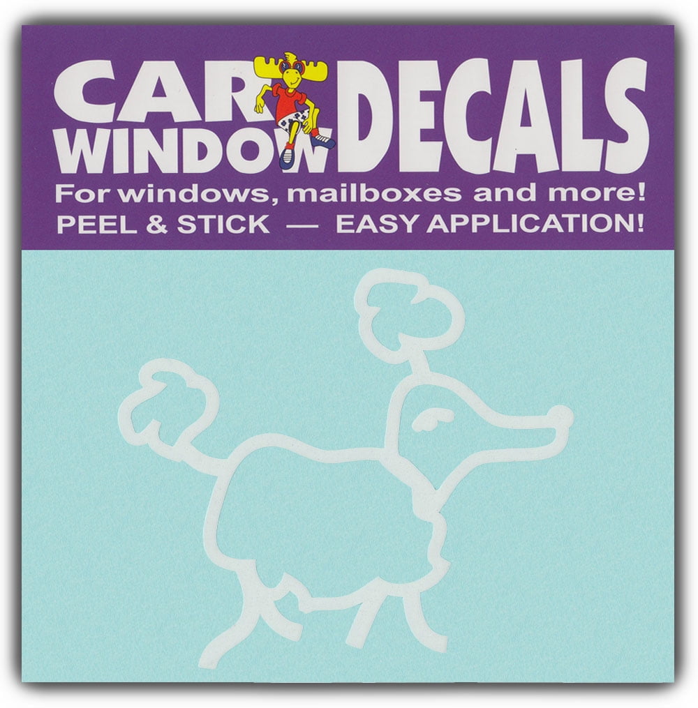 Car Window Decals: Small Size Dog Breed | Family Stick Figures ...
