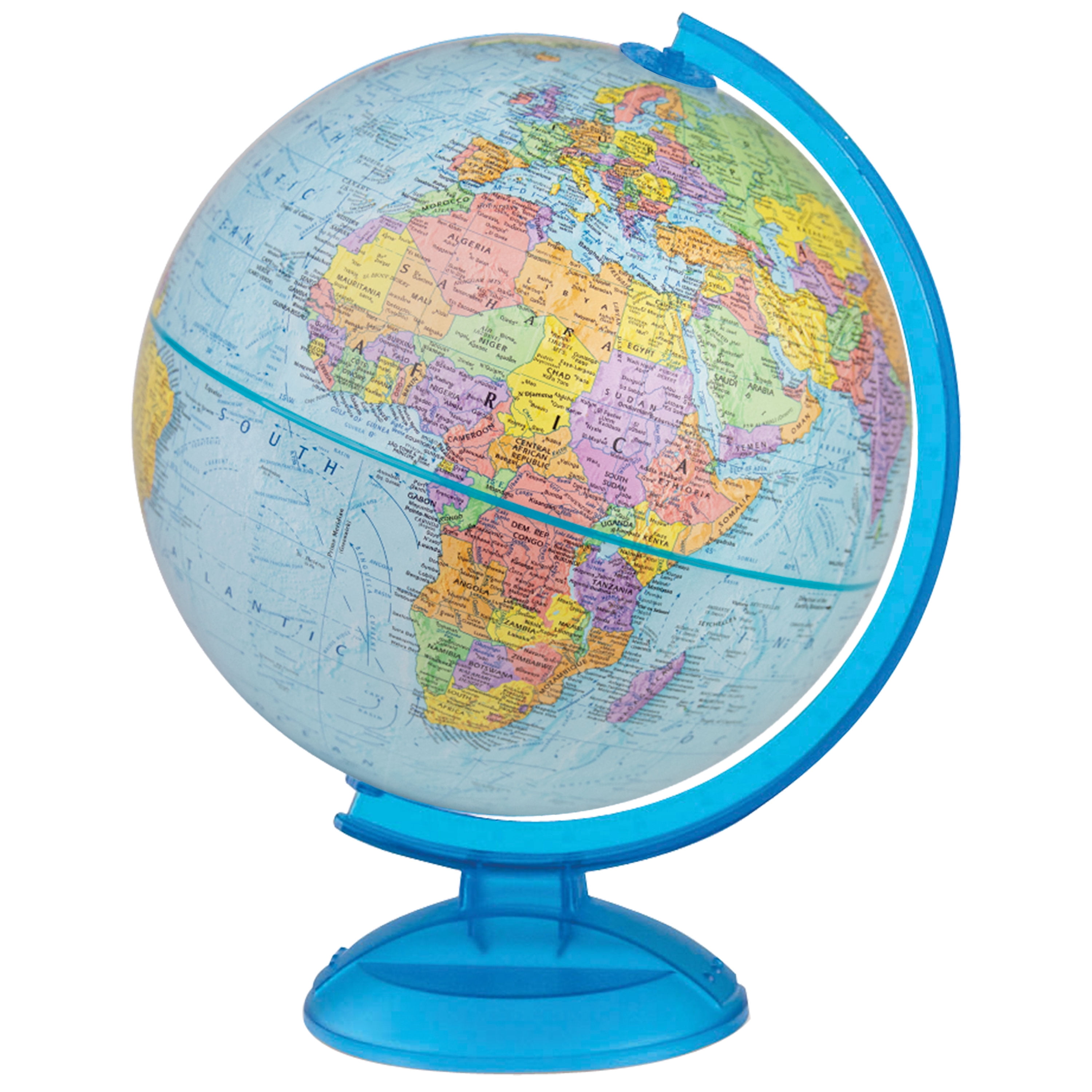 Office & School Supplies Globemaster Blue World Globe 12 inch Diameter ...