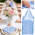 10-Pack Satin Cloth Napkins - Soft Polyester Dining Napkins For Formal ...
