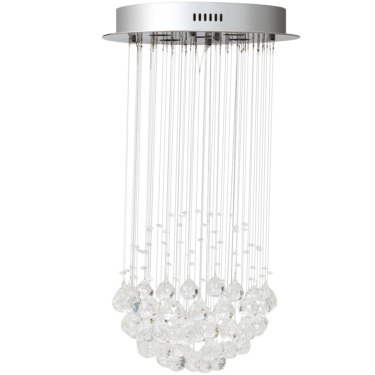 Click here for Patiojoy Modern Crystal Chandelier Flush Mount Cei... prices