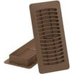Imperial 4X10 In. Plastic Floor/Ceiling Register, Brown, Rust-Proof ...