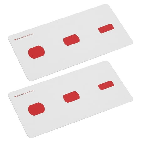 Improve Visual Sense Cards,2pcs Strabismus Correction Cards Strabismus ...