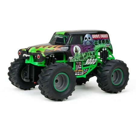 New Bright 1:15 RC Monster Jam Grave Digger - Walmart.com