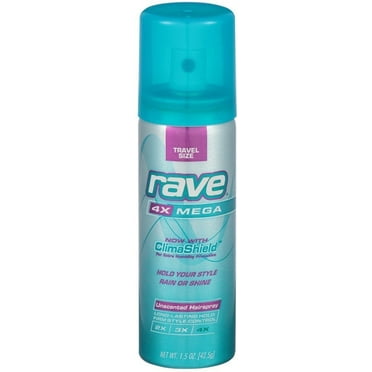 Rave 4X Mega Unscented Hairspray, 11 oz - Walmart.com