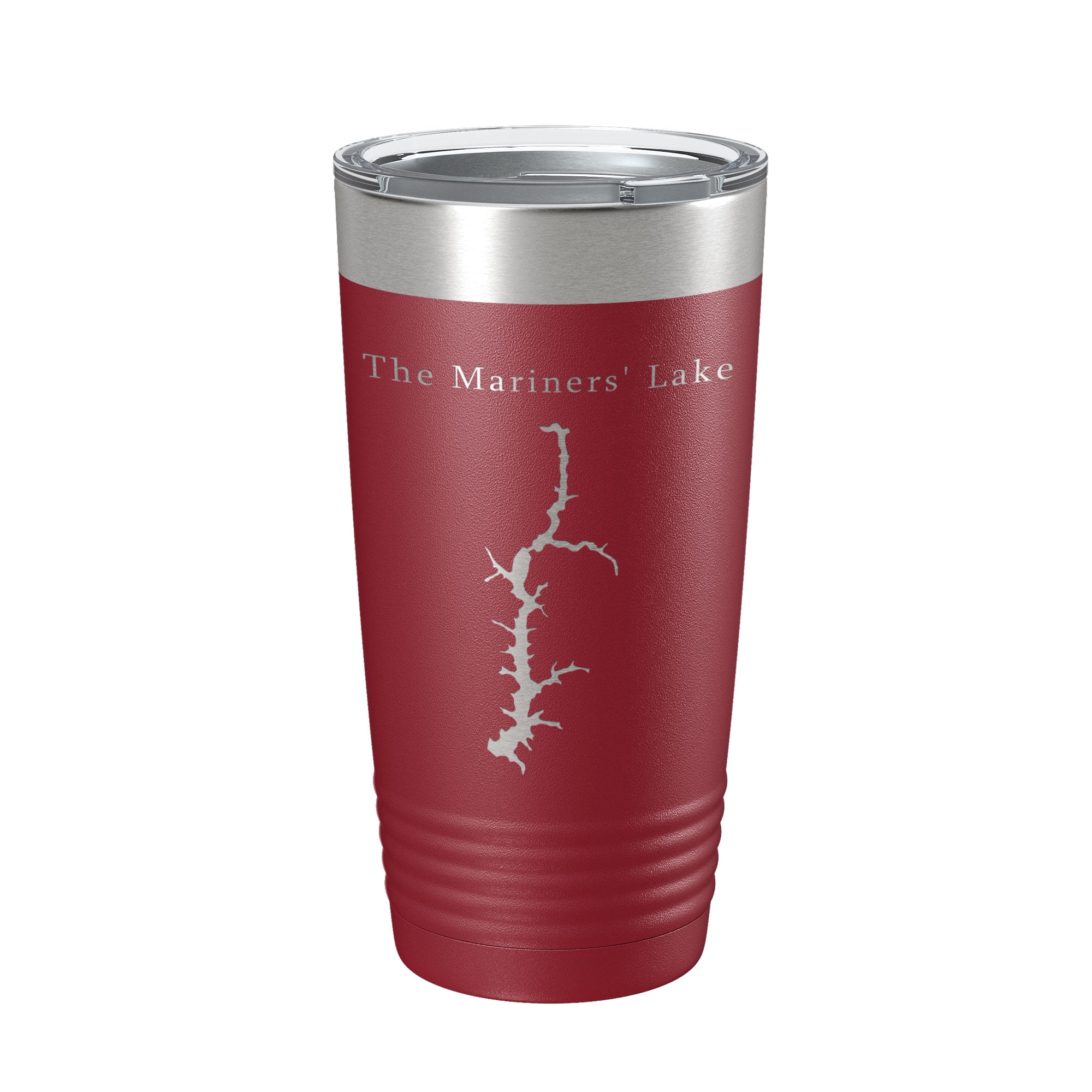 The Mariners' Lake Map Tumbler Travel Mug Insulated Laser Engraved ...