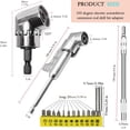 2026 angular tool screw holder, 105 right angle drill bit holder, with ...