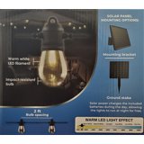 Sunforce 15 LED Solar String Lights, Weather Resistant, 33ft, for Patio ...