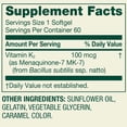 Spring Valley Vitamin K2 Soft Gel Capsules, 100mcg, 60 Count, Bone ...