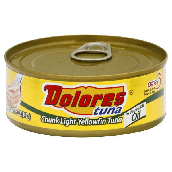 Dolores Chunk Light Yellowfin Tuna, 5 oz - Walmart.com - Walmart.com