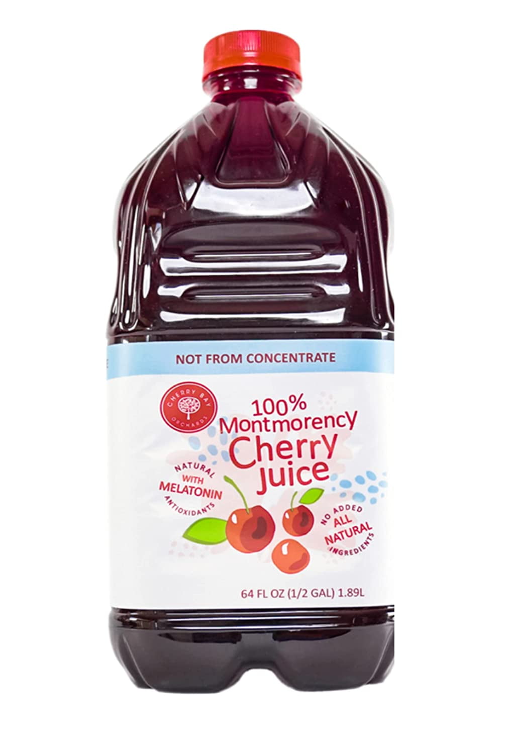 Cherry Bay Orchards Tart Cherry Juice, 64 oz Bottle - 100% Natural ...