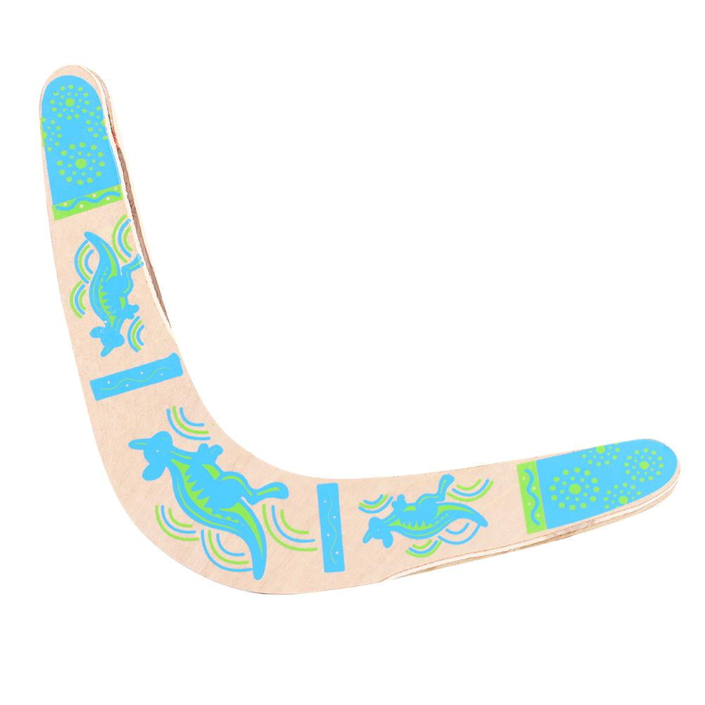 Herwey New Wooden Returning Boomerang V-Shaped Boomerang Outdoor Games ...