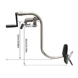 Miumaeov Hand Operated Outboard Motor Trolling Propeller Inflatable ...