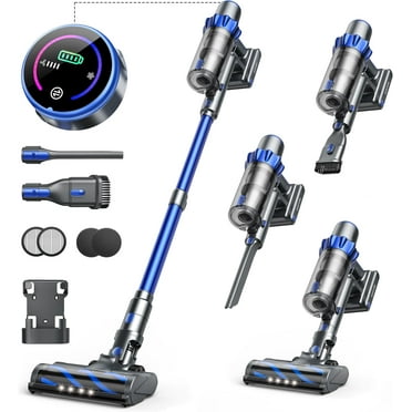 GeeMo 17Kpa Cord Stick Vacuum Cleaner with Adjustable Brush Head, 1.2L ...