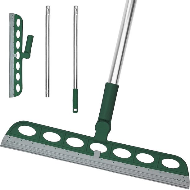 Floor Squeegee Mop, Widen Wet Room Floor Squeegee, Quick Drying Water ...