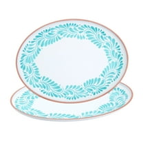 INFUSE 2 Piece Lebrillo Pattern Melamine Serving Platters Trays Set for ...