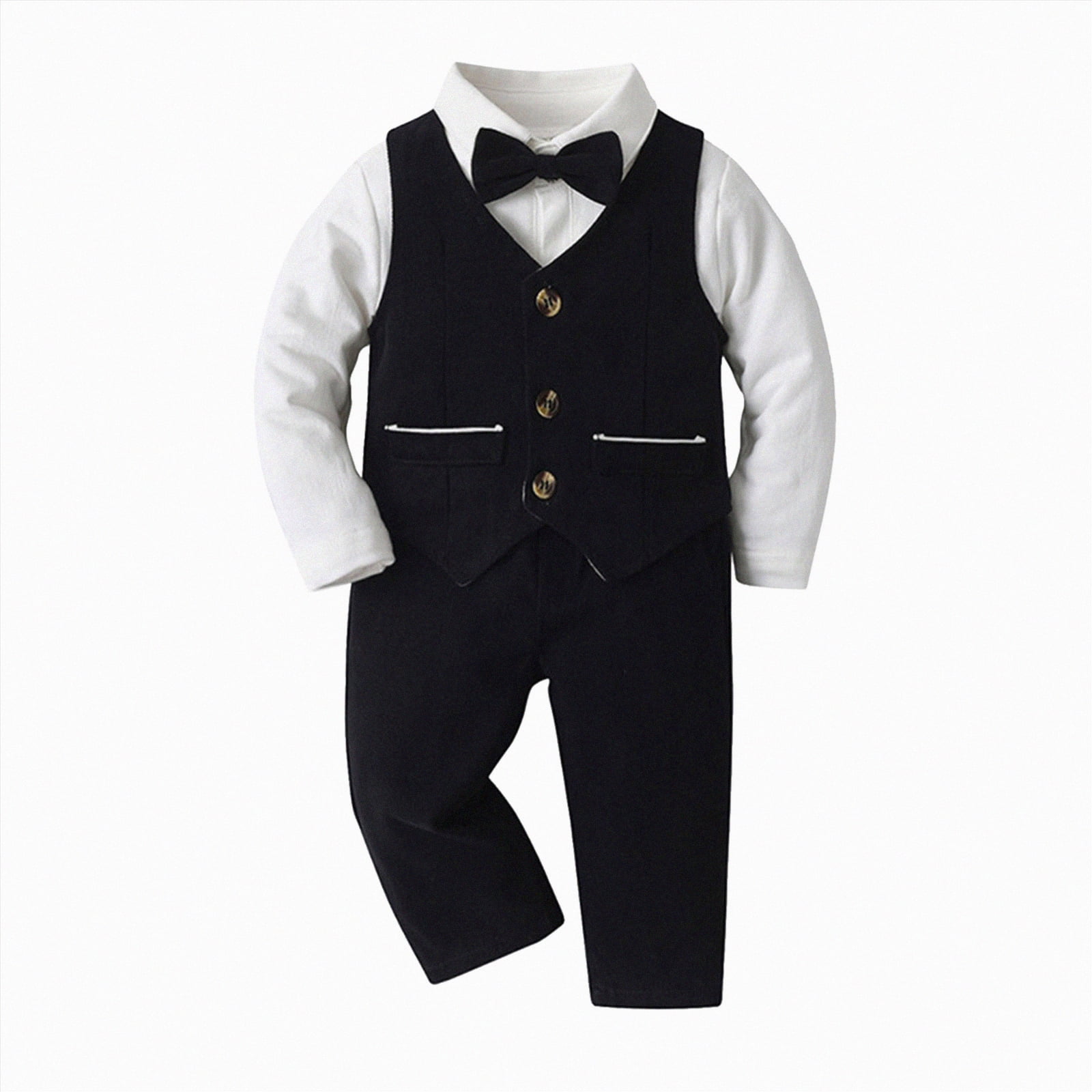 Click here for Zanarzt Boys Christmas Suit Toddler Boys Long Slee... prices