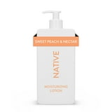 Native Hand and Body Lotion with Sweet Peach Nectar 16.5 fl oz ...
