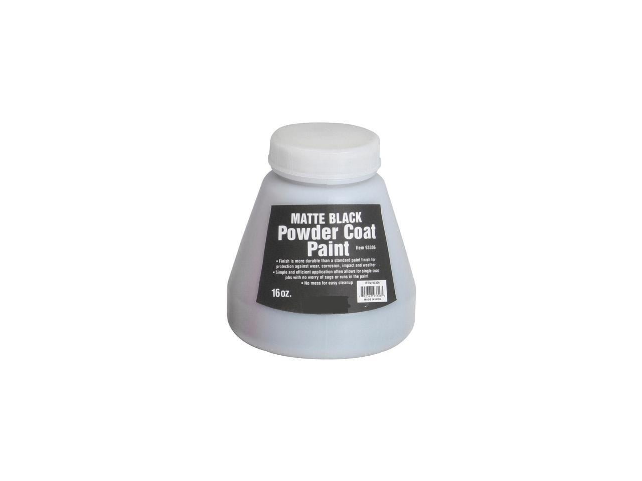 16 Oz. Powder Coat Paint - Matte Black - Walmart.com