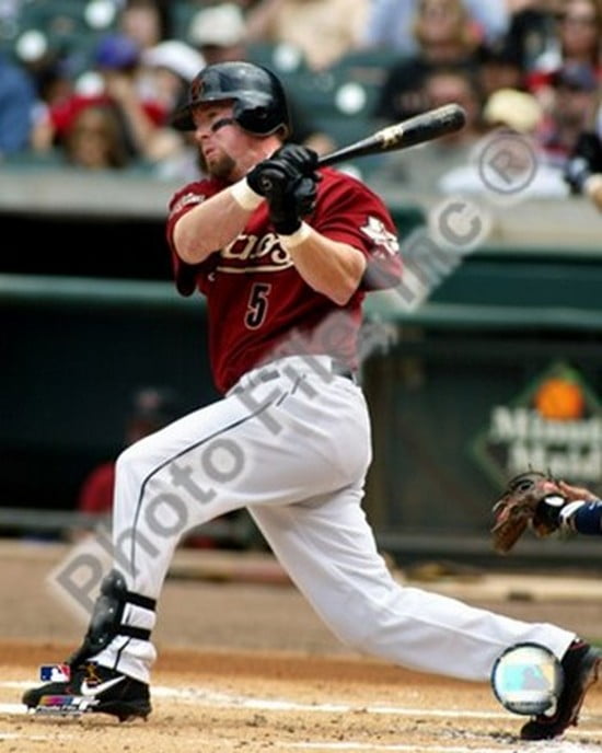 Jeff Bagwell Batting Action Sports Photo - Walmart.com