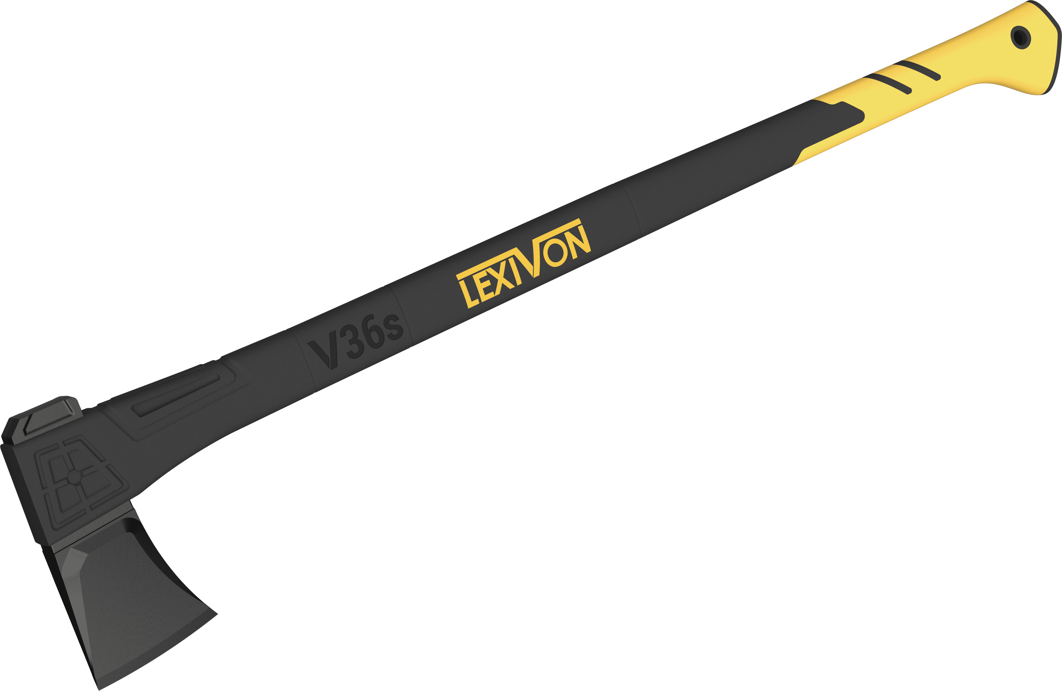 Lexivon V36s Splitting Axe, 36" Lightweight Fiberglass, Composite ...