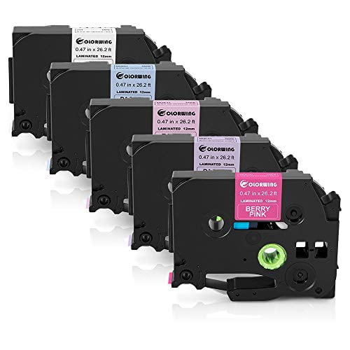 12mm 47 Laminated White Tz Tape