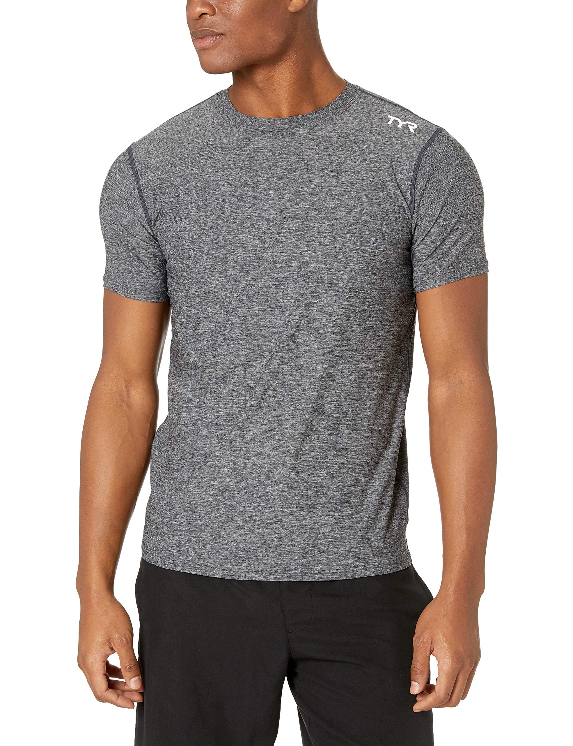 TYR Men's Vista Short Sleeve Rash Guard - Walmart.com