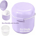 ACDANC 2026 New 1Pc/2Pcs Denture Bath Case,Retainer Case with Strainer ...