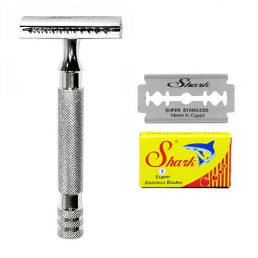 Classic Samurai CS-206 Heavy Duty "Barber Pole" Long Double Edge Safety ...