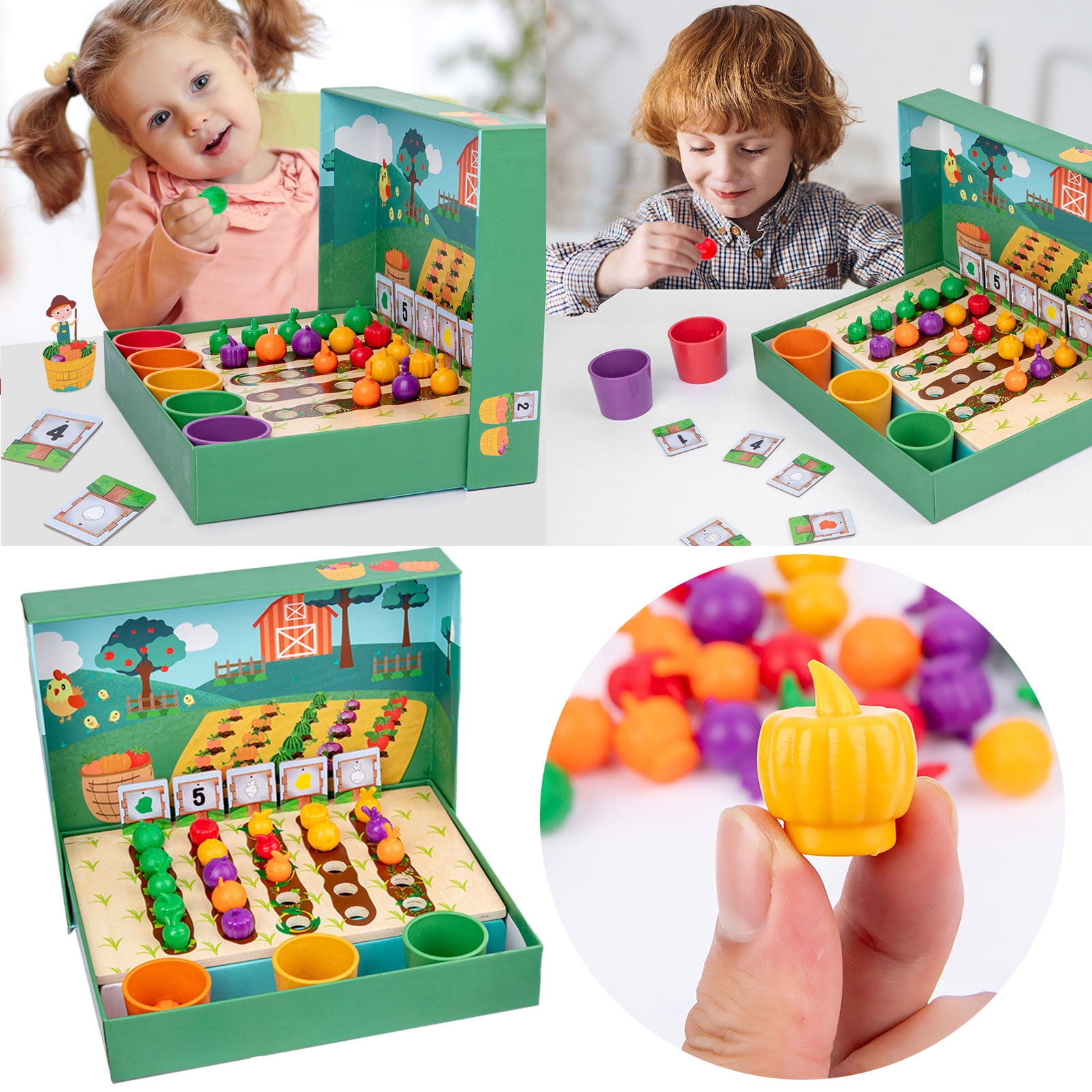 LearnResources Avalanches Fruit Farm Toddler Learning Toys Fine Motor ...