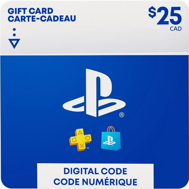 Sony PlayStation $25 Gift Card (Digital Code) - Walmart.ca
