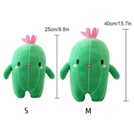 Cute Cactus Plush Toy Stuffed Doll Cushion Cactus Doll Pillow Flower ...