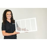 Truaire Stamped Face Return Air Grille, 24 In. X 18 In., White ...