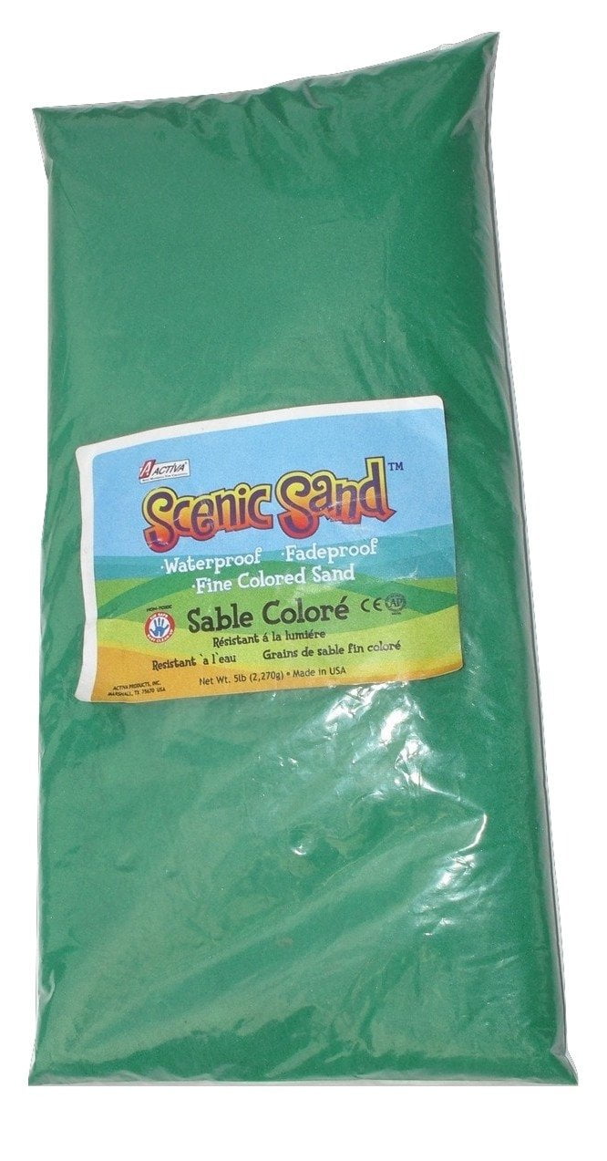 ACTÍVA 5 lb. Bag of Vivid Green Colored Sand - Scenic Sand - Walmart.com