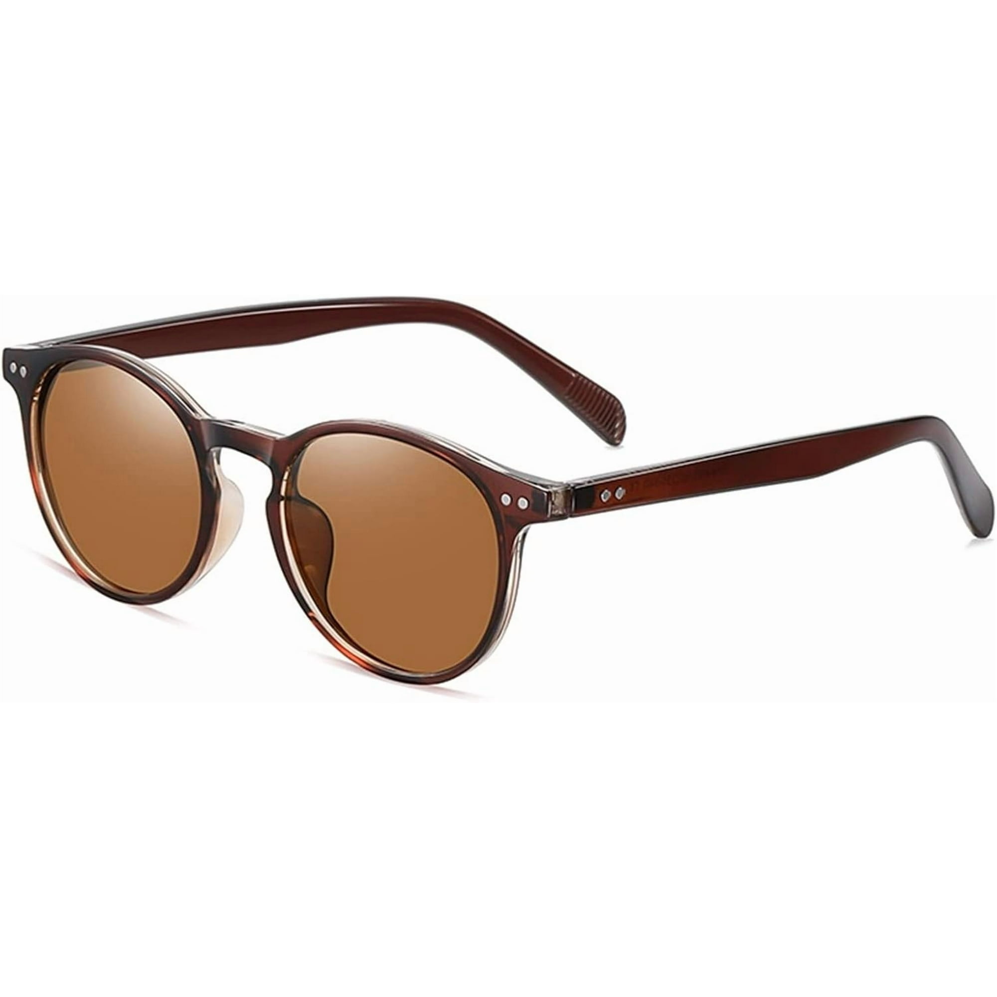 Click here for Rytuhfdne Retro Polarized Too Round Frame Sunglass... prices
