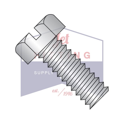 8-32 x 3/4" Machine Screws | Slotted | Hex Head | 18-8 Stainless Steel ...