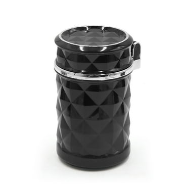 Yourkar Car Ashtray, Portable Smokeless Cylinder Cup Holder Ash Tray ...