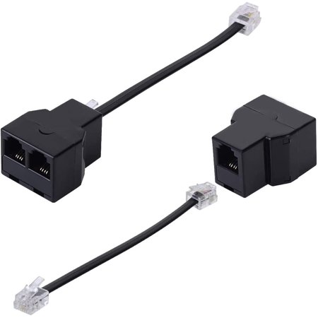 Phone Line Splitter, Phone Jack Splitter, RJ11 Splitter,Phone Cord ...