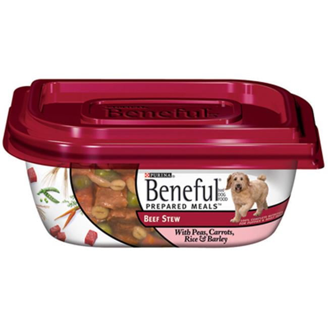 Purina 10975 Beneful Beef Stew Dog Food - 10 oz. - Walmart.com