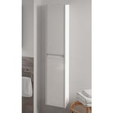Ambra Column Bathroom Column in Gloss White - Walmart.com