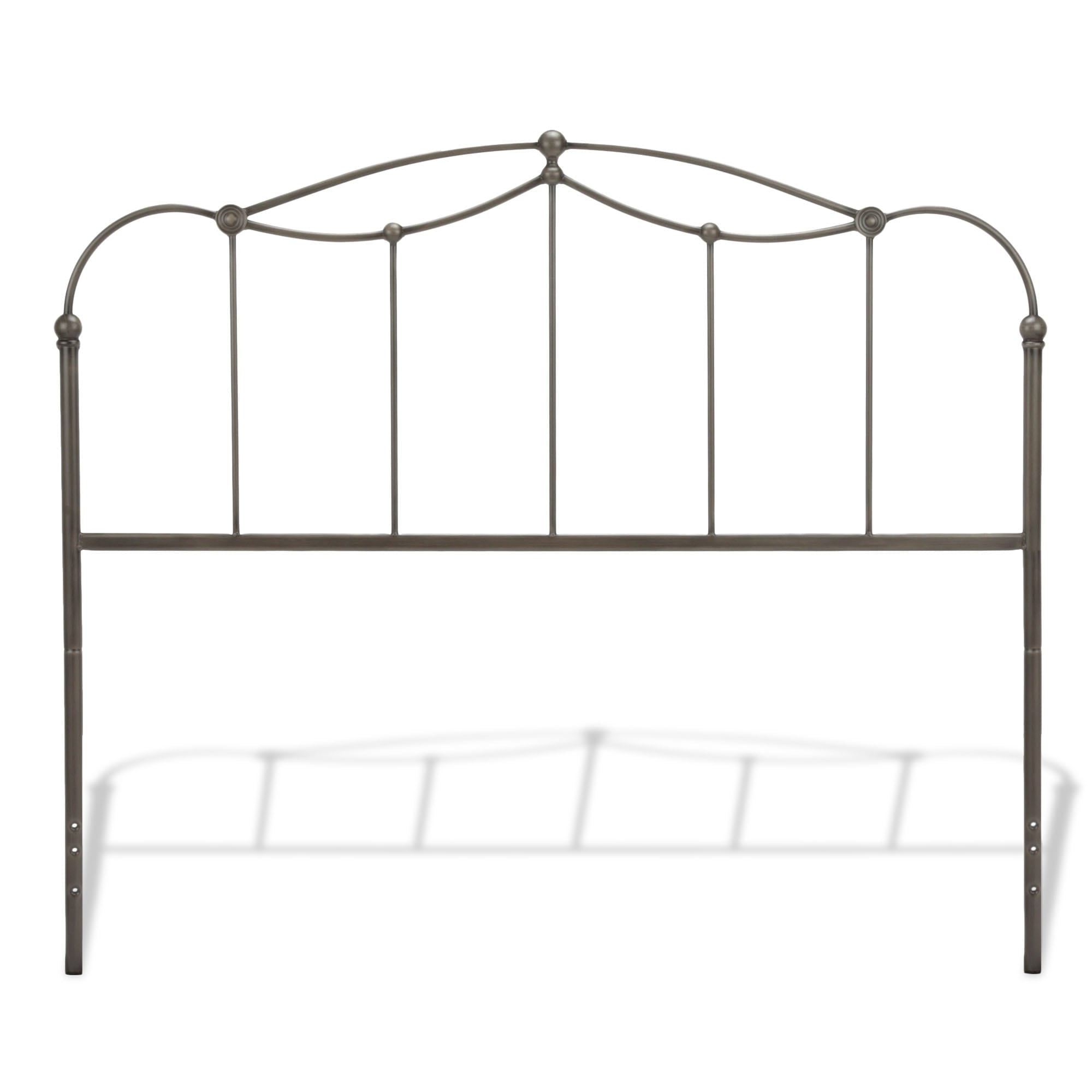 Affinity Metal Headboard Panel with Straight Spindles and Detailed ...