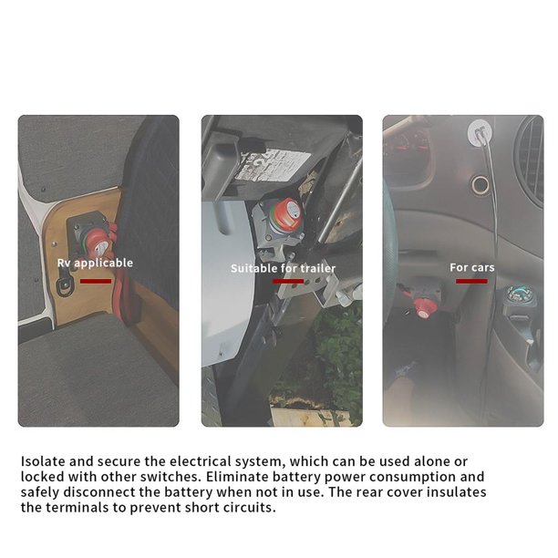 DC 12V-48V Battery Disconnect Switch High Performance Master Isolator ...