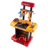 40-Piece Kids' Tool Set with Portable Workbench, Realistic Tools ...
