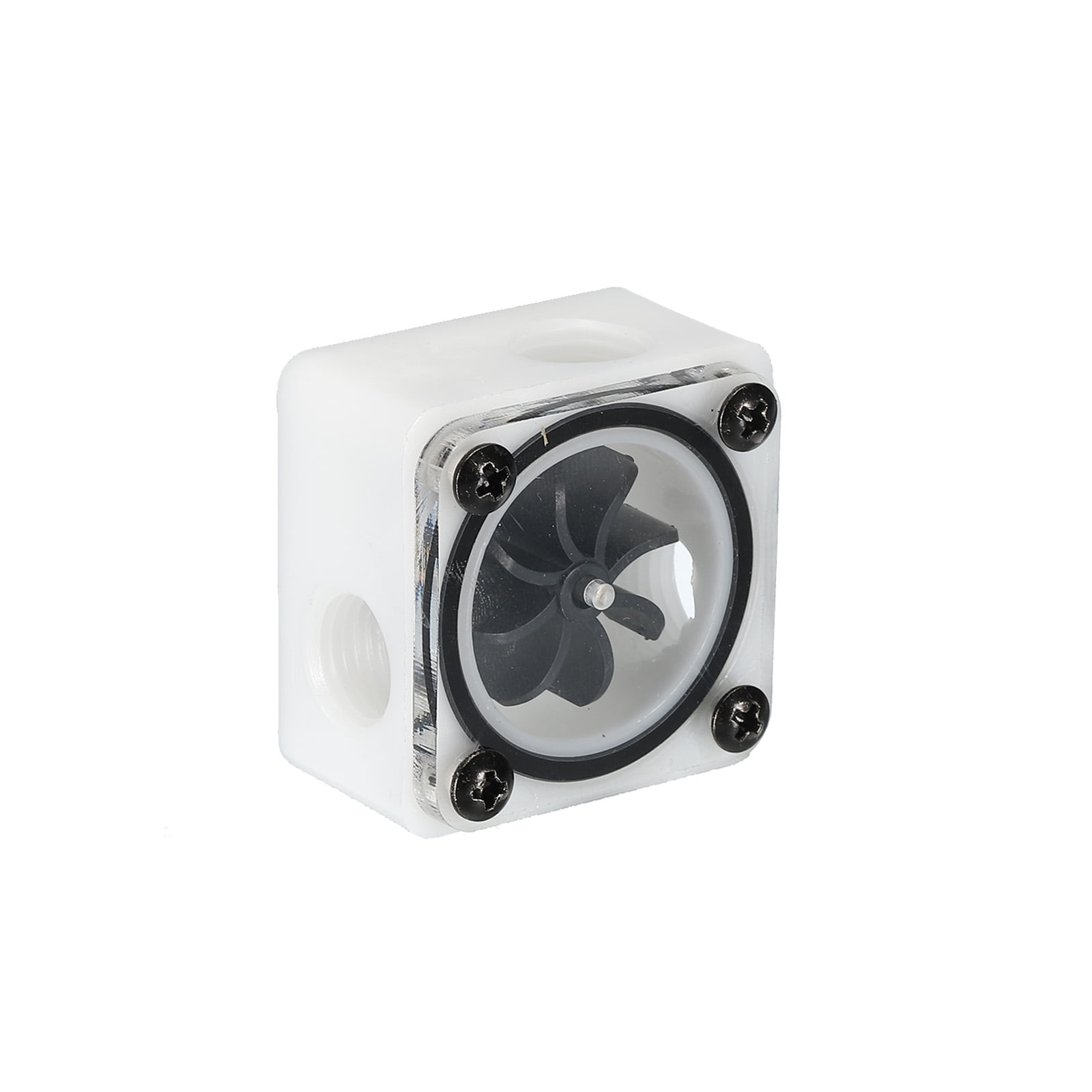 Uxcell Flow Indicator, Acrylic Water Cooling Monitoring 3-Way White ...