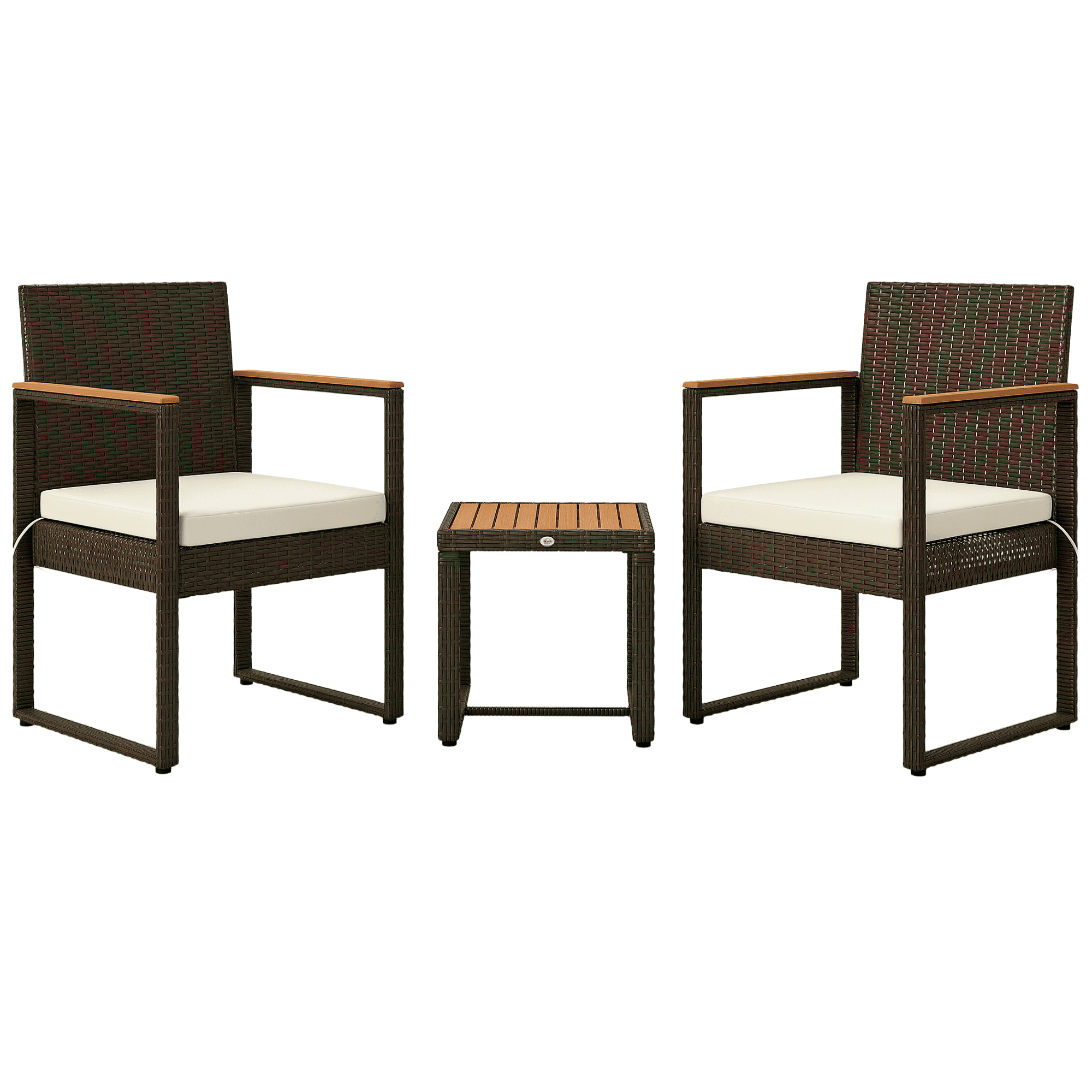 Click here for Outsunny 3 Pieces Wicker Patio Furniture Set  Ratt... prices