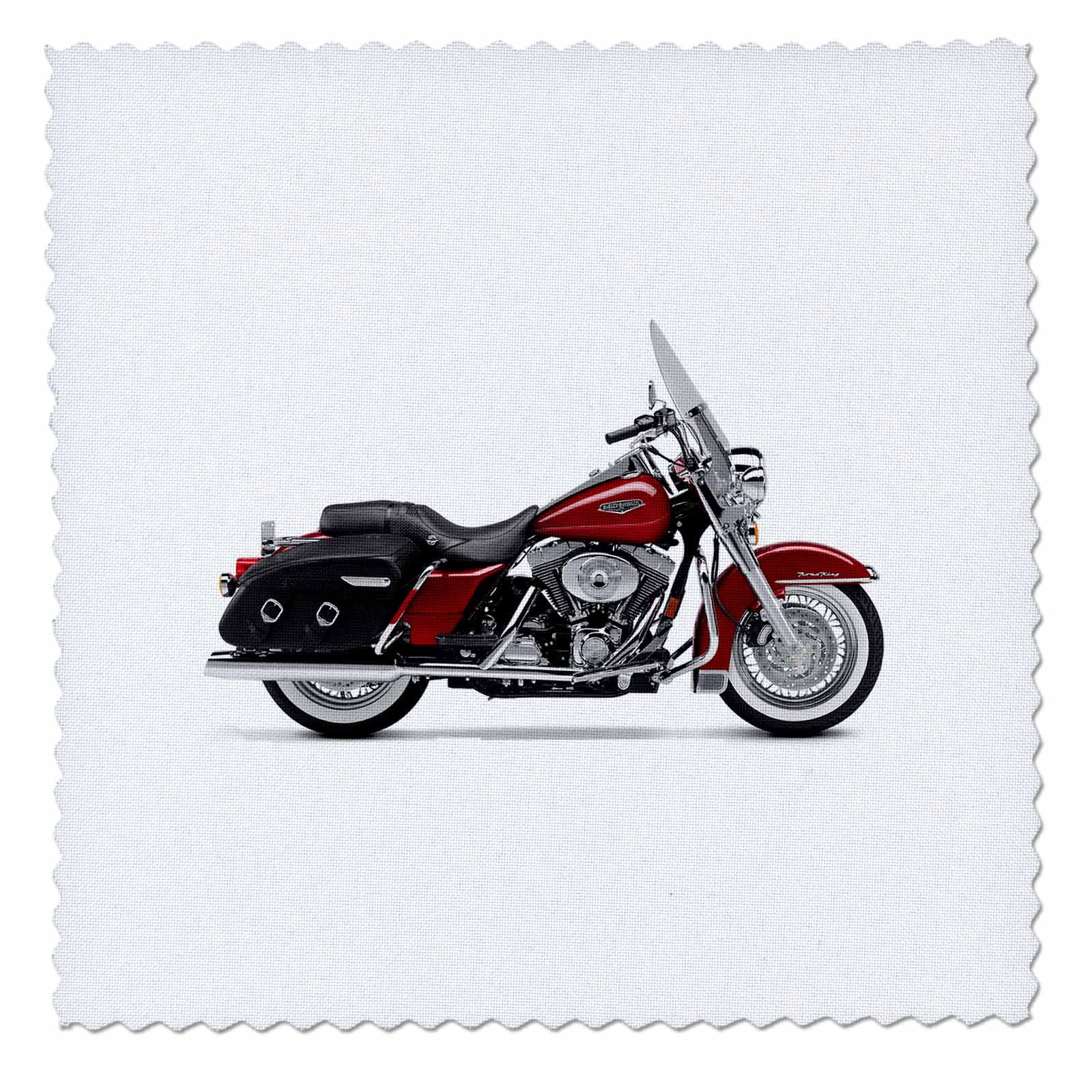 3dRose Quilt Square Picturing Harley-Davidson® Motorcycle - Walmart.com