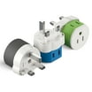 Plug in Solutions Type G Travel Plug Adapter - Walmart.com