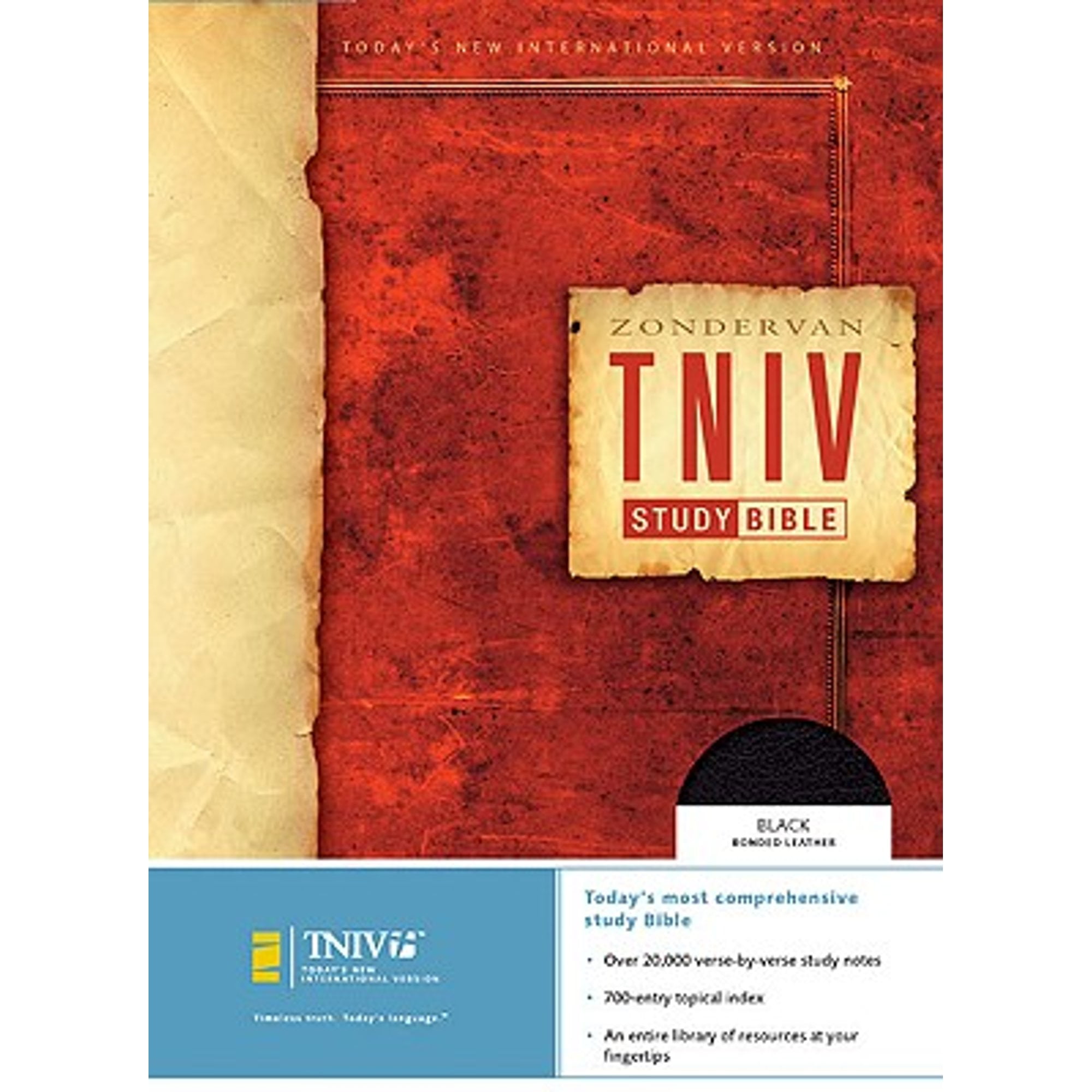 Pre-Owned Study Bible-TNIV (Leather Bound) 0310939615 9780310939610 ...