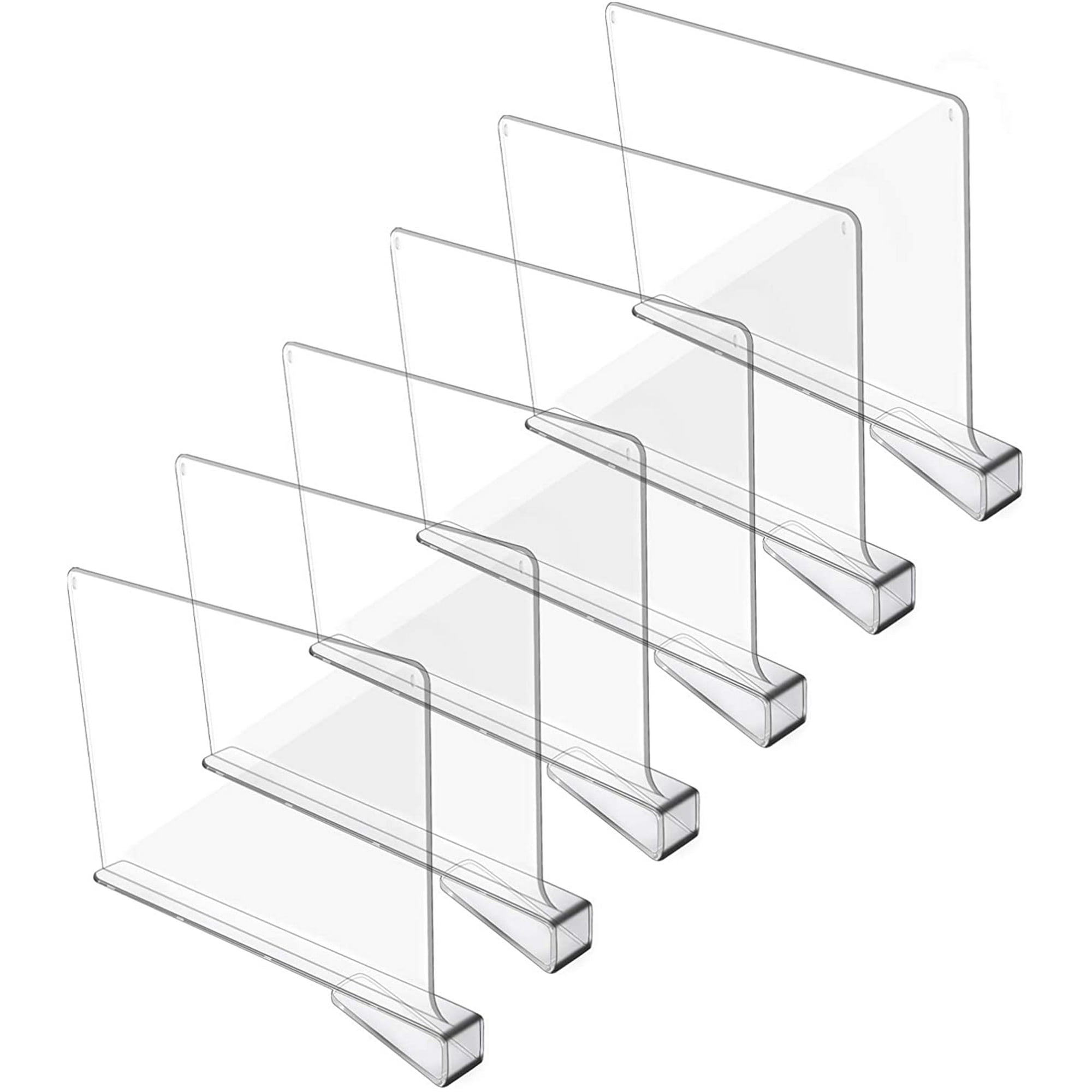 Click here for Unbranded Qewtrs Acrylic Shelf Dividers For Closet... prices